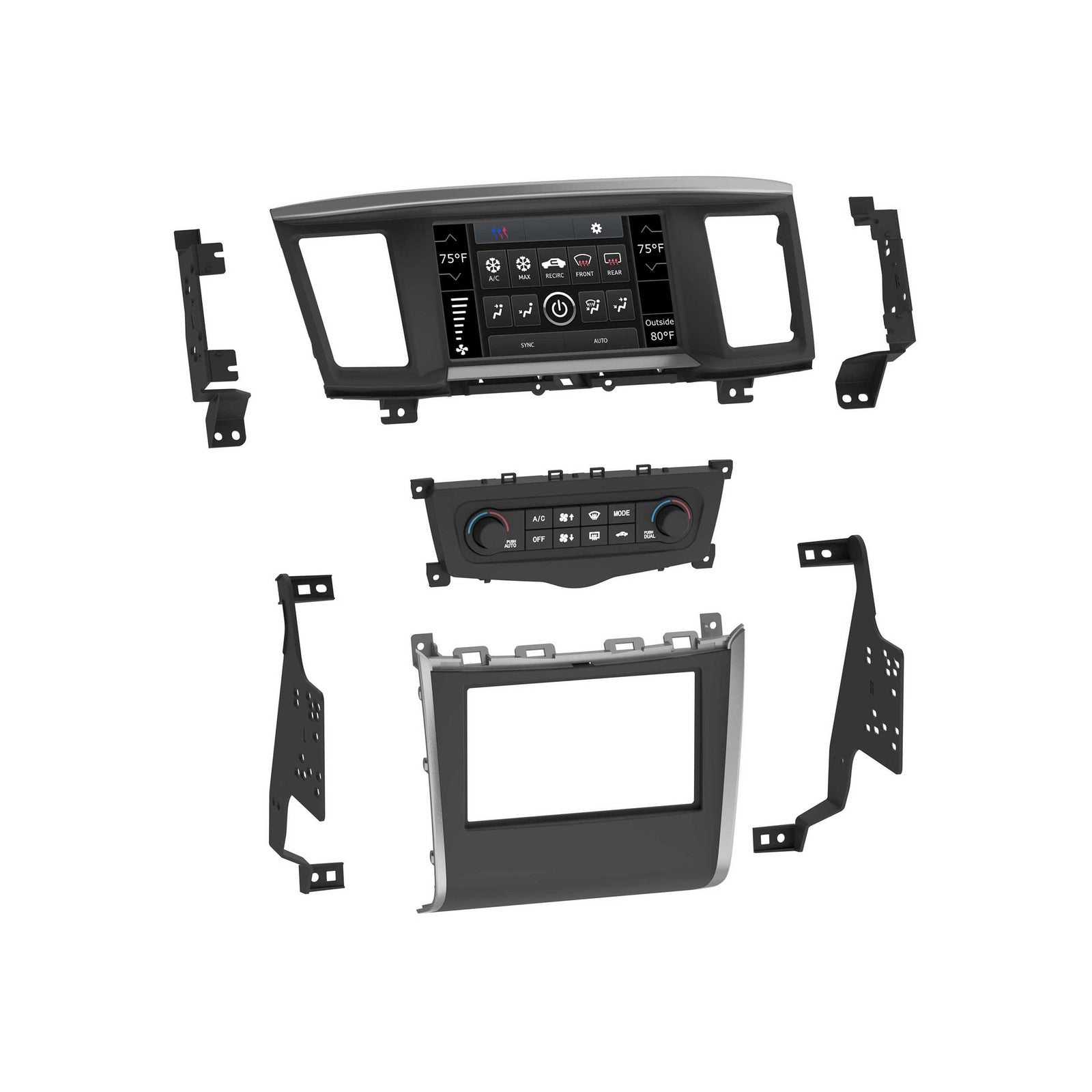 Metra 95-7643 Nissan Pathfinder 2013-2016 Dash Installation Kit ...